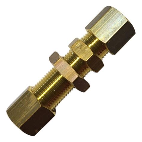 Brass Bulkhead Connector 8 Mm Regulators And Connectors Grassroutes