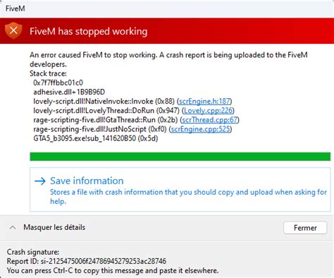 Adhesivedll Crash Happens On All Servers Fivem Client Support