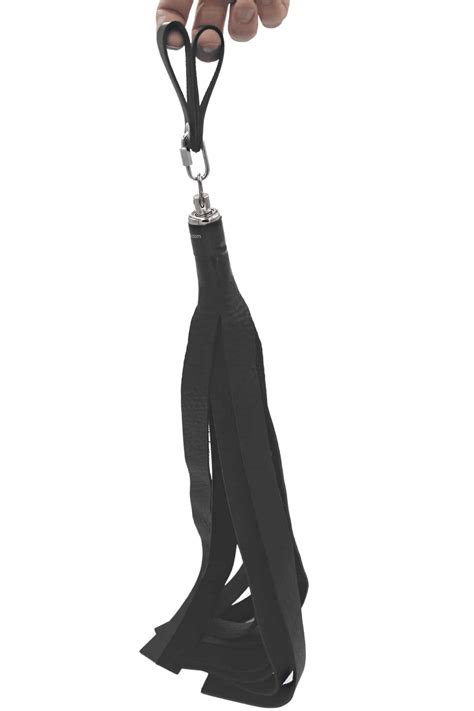 Bull Hide Floggers 1″ Falls With Finger Loops