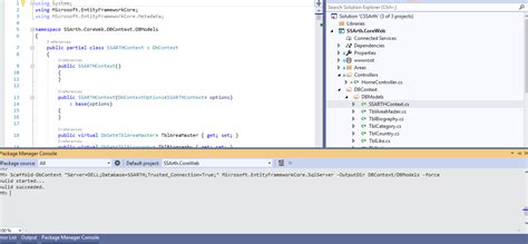 c any way to update my separate dal models using entity framework