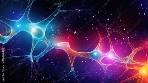 Complex Neuronal Network Neurons Synapses In Brain Explore Neural