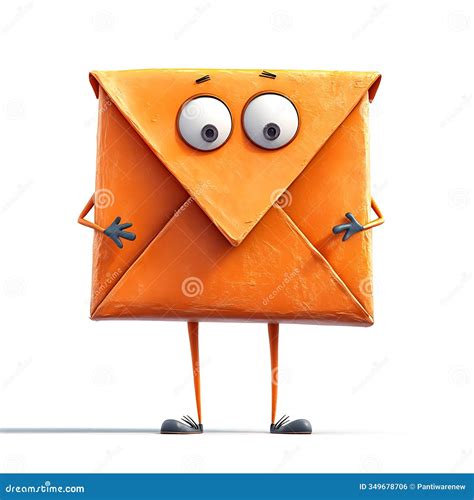 Friendly Animated Envelope Character With Arms And Legs Royalty Free Stock Image Cartoondealer
