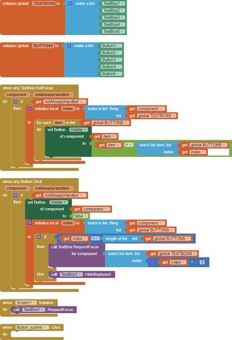 how do you go to next textbox mit app inventor help mit app