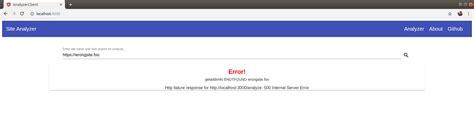 GitHub Ghokai SiteAnalyzer Web Crawler With Angular 8 Expressjs And