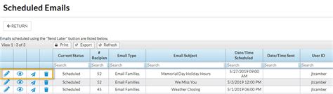 Preview Edit Or Cancel A Scheduled Email CLASS Help Center