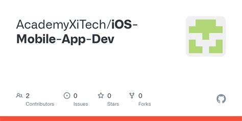 Github Academyxitechios Mobile App Dev