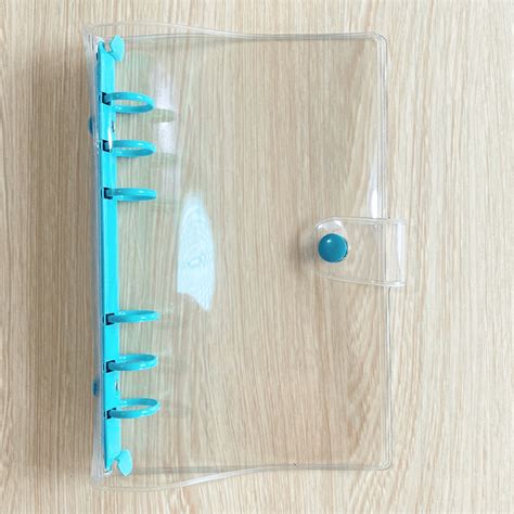 ☘️台灣現貨附發票☘️ 手帳活頁冊 軟皮透明活頁本 12色 A5 A6 A7貼紙收集冊 手帳筆記本 手賬活頁6孔記事本 蝦皮購物