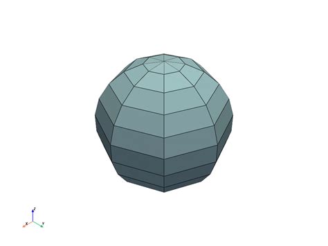 Create Sphere Mesh Multiple Ways — Pyvista 0461 Documentation