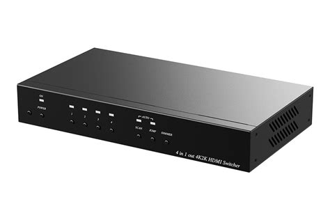 4 In 1 Out Hdmi Switcher Supporting Up To 4kx2k 60hz Uhd Hdr 18gbps Zuum