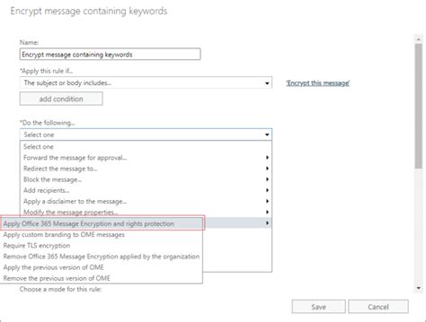 Office 365 Email Message Encryption And Security
