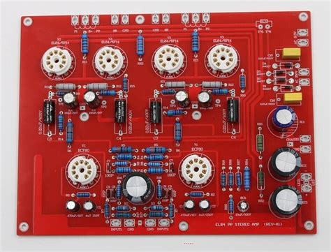 El84 Push Pull Amplifier Circuit Board Fully Assembled Tested