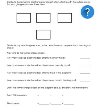 Chemistry Lesson Plan How To Draw Lewis Dot Structures TpT
