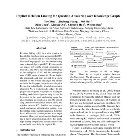 Implicit Relation Linking For Question Answering Over Knowledge Graph