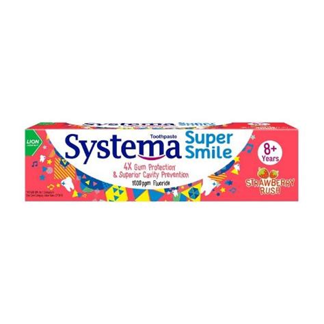 Nhg Pharmacy Online Systema Super Smile Toothpaste Strawberry Rush 60g
