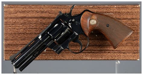 Colt Python Double Action Revolver With Box Rock Island Auction