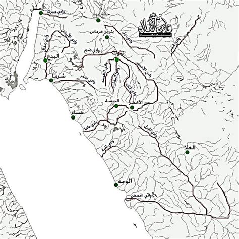 wadies layout in tabuk area download scientific diagram