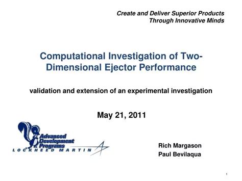 Ppt Computational Investigation Of Two Dimensional Ejector