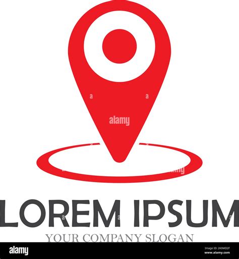 Map Pointer Map Pin Map Icon Arrow Pin Compass Location Concept Symbol Design Vector