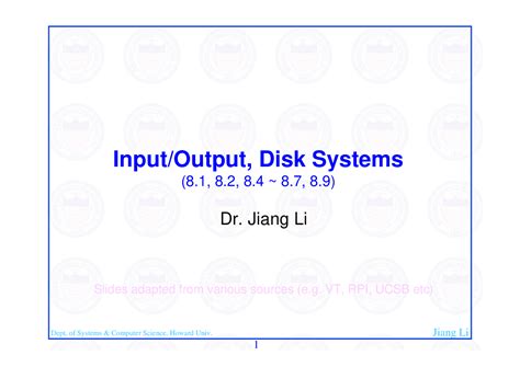 Introduction To Input And Output Disk System In Computer Organization
