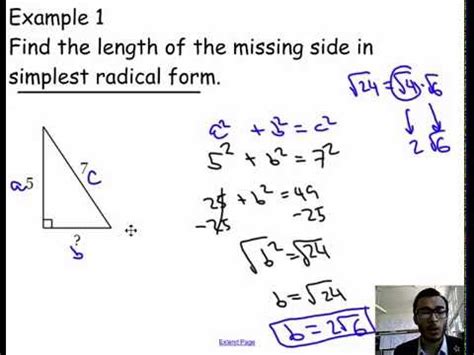 Simplest Radical Form