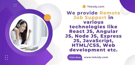 Remote Job Support Tekody Web Solution