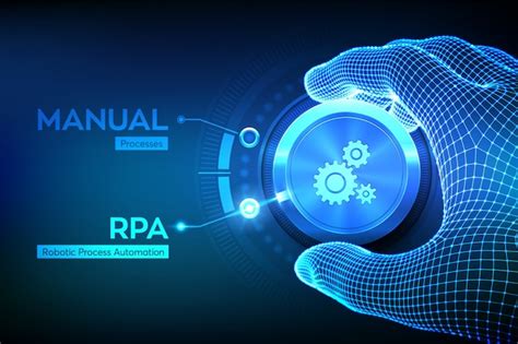 Premium Vector Rpa Robotic Process Automation Innovation Technology