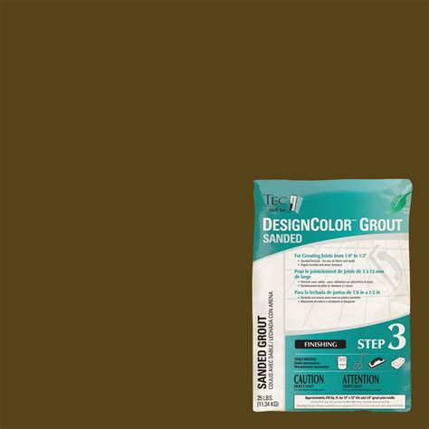 Tec Skill Set 25 Lb Coffee Sanded Powder Grout