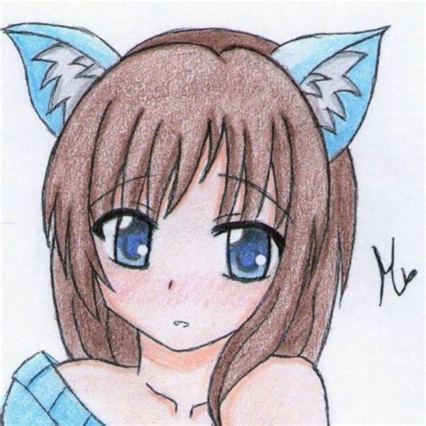 Как нарисовать аниме девушку кошку 27 фото