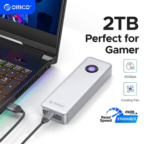 Orico 40gbps Portable Ssd 2tb 4tb Usb4 0 Type C Up To 3700mb S With Rgb For Game Players R3700
