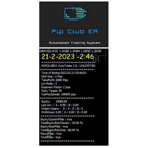 Pip Club EA V2 0 Lifetime Access Forex EA Download