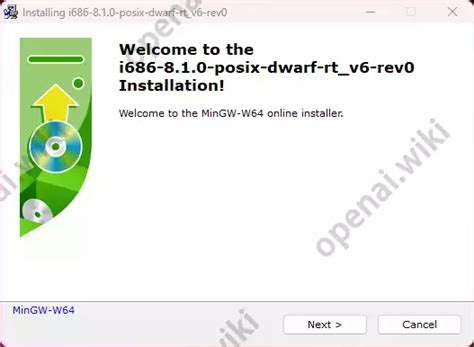 Gcc编译器mingw W64在windows安装及使用教程 Openai维基百科