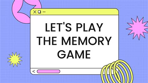memory game powerpoint template