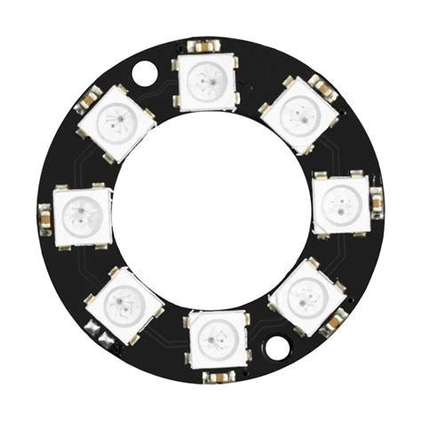 Módulo Led Rgb 5050 Ws2812 Endereçável 8 Leds Bits Cdr05 Outros Casa Da Robótica Loja