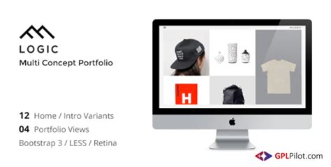 Logic And Minimal Multi Concept Portfolio Template Download