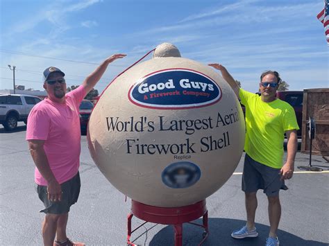 See Replica Of Worlds Largest Aerial Fireworks Shell In Mustang