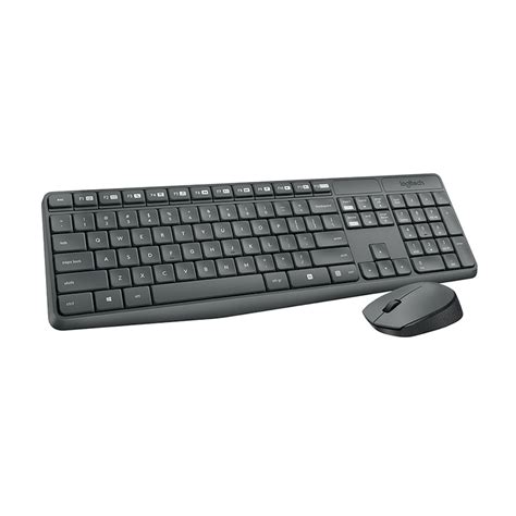 Logitech Mk235 Wireless Keyboard Mouse Combo Full Grandado