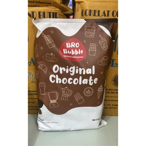 Jual Bubuk Minuman Original Coklat Bro Buble 1kg Shopee Indonesia