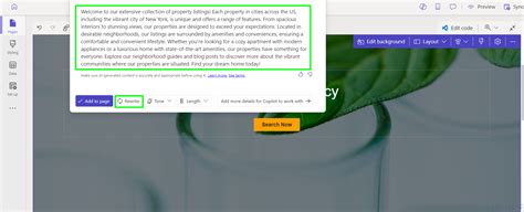 utilizing copilot for ai generated text in power pages microsoft