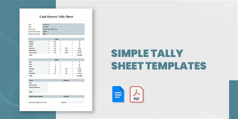 Tally Sheet Template 13 Free Word Pdf Documents Download