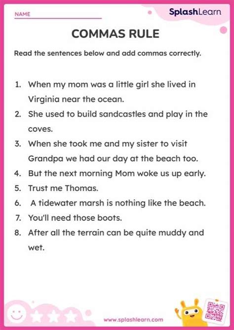 Punctuation Worksheets Free Printable Splashlearn