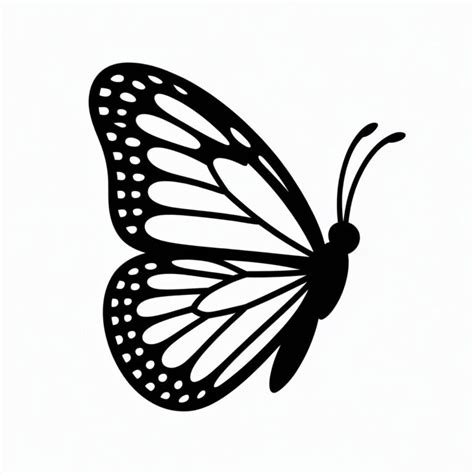 15 Butterfly Clipart Black And White Free