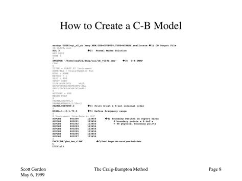 Ppt The Craig Bampton Method Powerpoint Presentation Free Download