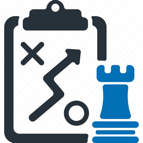 Tactics Strategy Plan Maneuver Method Approach Scheme Icon