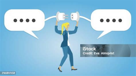 전기 플러그로 대화 상자를 연결하는 여자 차원 169 벡터 일러스트 레이 션 169에 대한 스톡 벡터 아트 및 기타 이미지 169 Brand Name Online