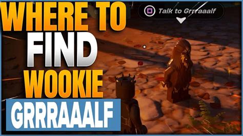 Where To Find Wookie Grrraaalf In Lego Fortnite Star Wars Update