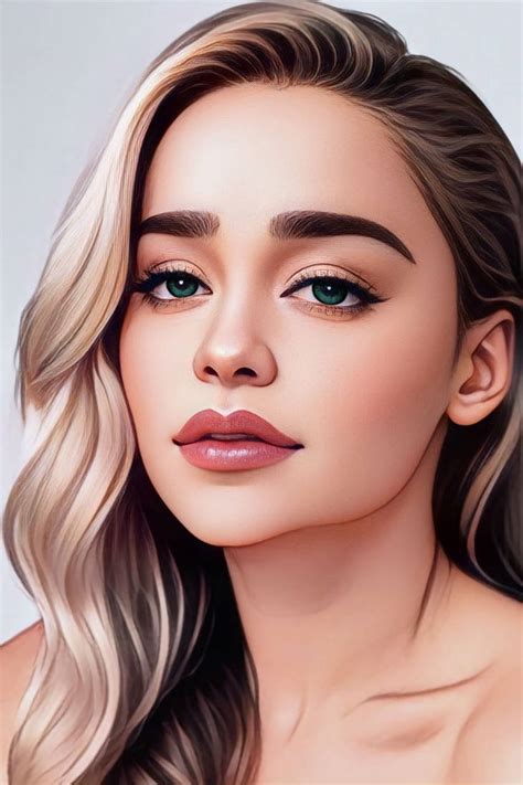 20 Ai Powered Emilia Clarke By Celebcartoonizer On Deviantart