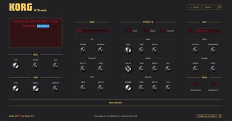 Free Editor And Controller For The Korg Nts 1 Synthtopia