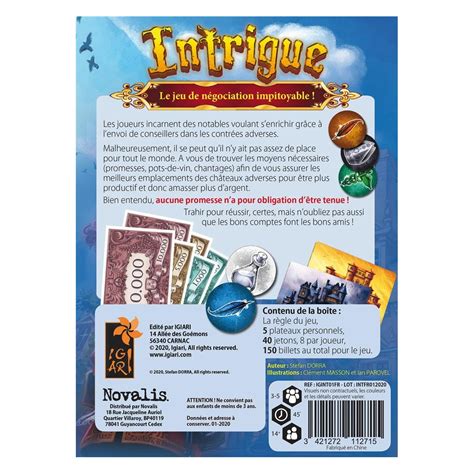 Intrigue Stefan Dorra Gigamic Jeux De Société Igiari