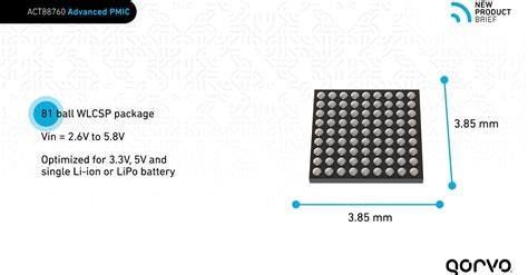 Powerful Multi Time Programmable Cot Pmic Qorvo