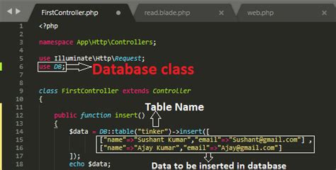 How To Insert And Read Data From Database Using Controller DevOpsSchool